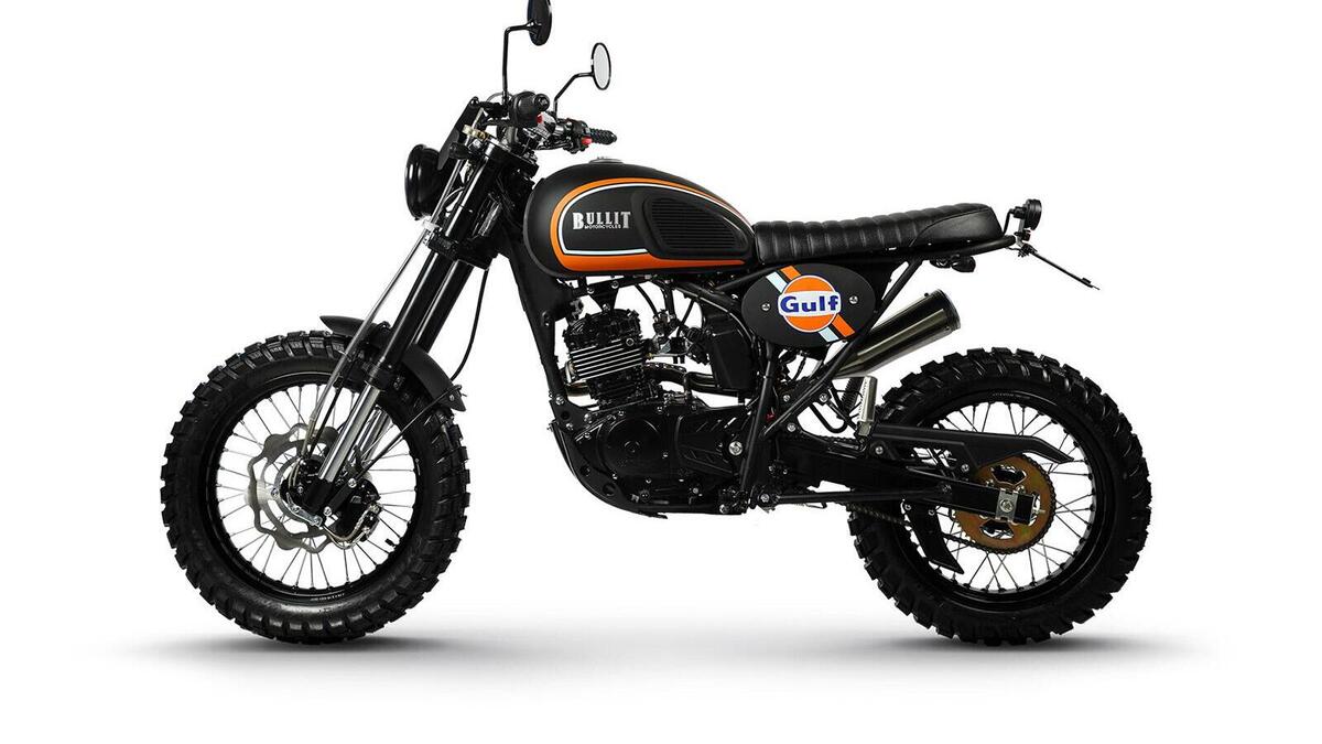 Bullit Hero 125 Gulf Edition: serie limitata per la piccola scrambler ...