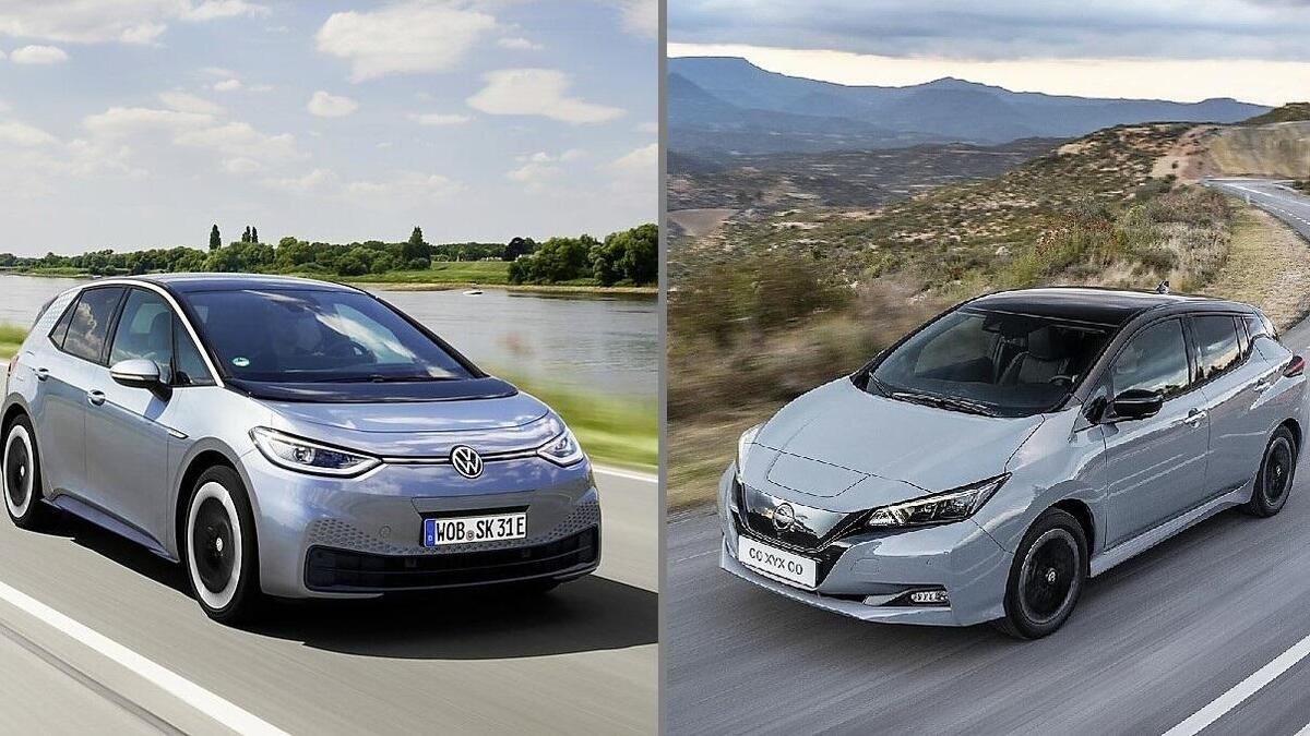 Quale auto elettrica "media": confronto Volkswagen ID.3 Vs Nissan Leaf ...
