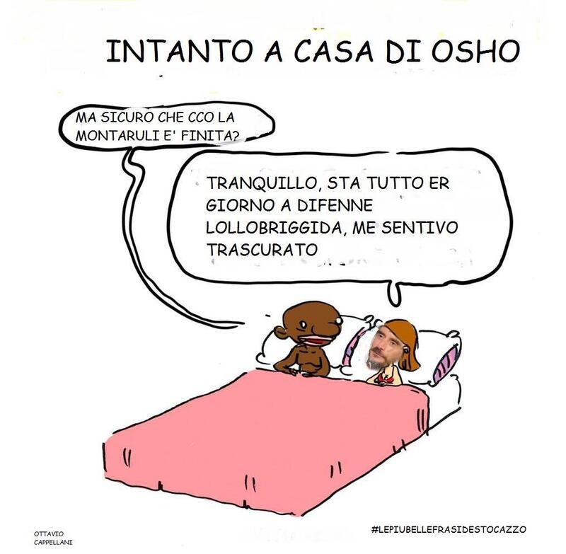 Federico Palmaroli (Osho) hai rotto er caz*o! Bacchetta Natangelo sulla ...