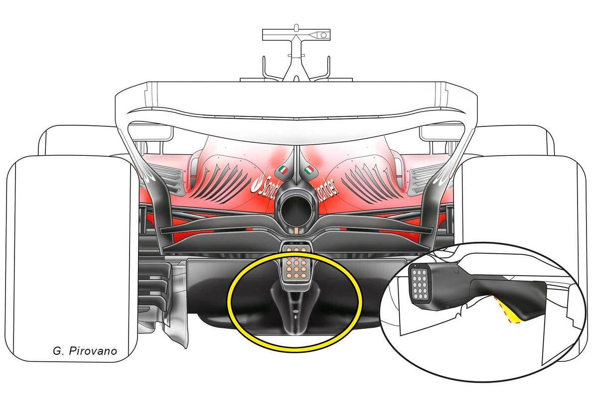 Formula 1: Ferrari SF-23, i dettagli del nuovo fondo portato a Miami ...