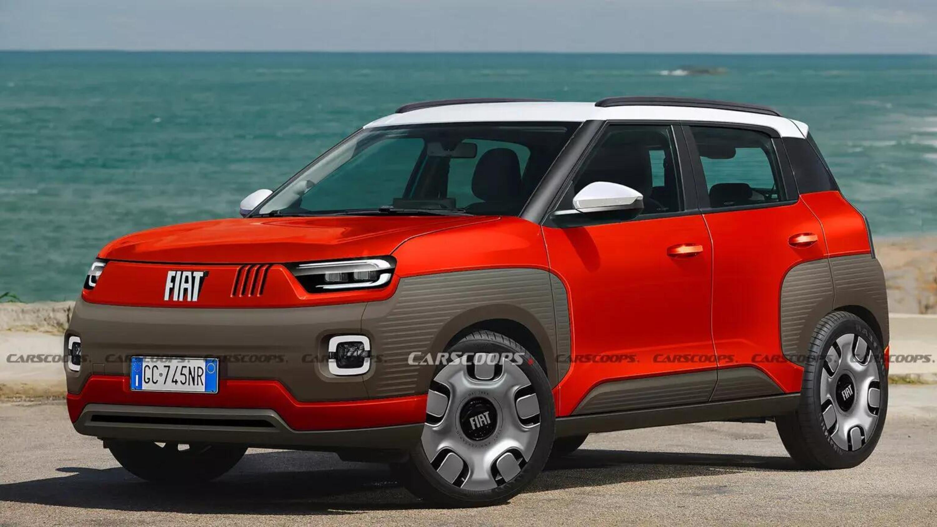 Fiat Panda Elettrica, ecco il nuovo render della BEV “democratica ...