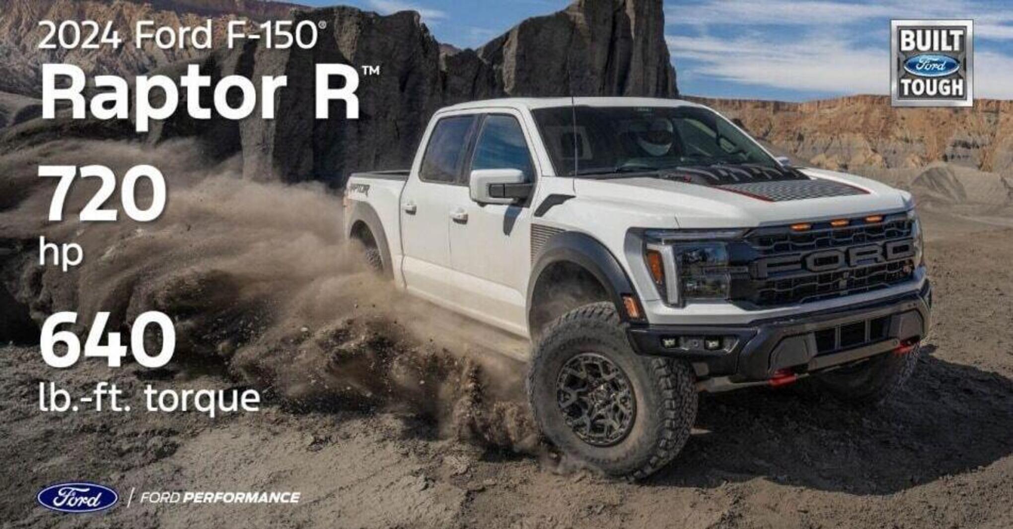 Ford F-150 Raptor: sale la potenza a 720 CV per il 2024 - News ...