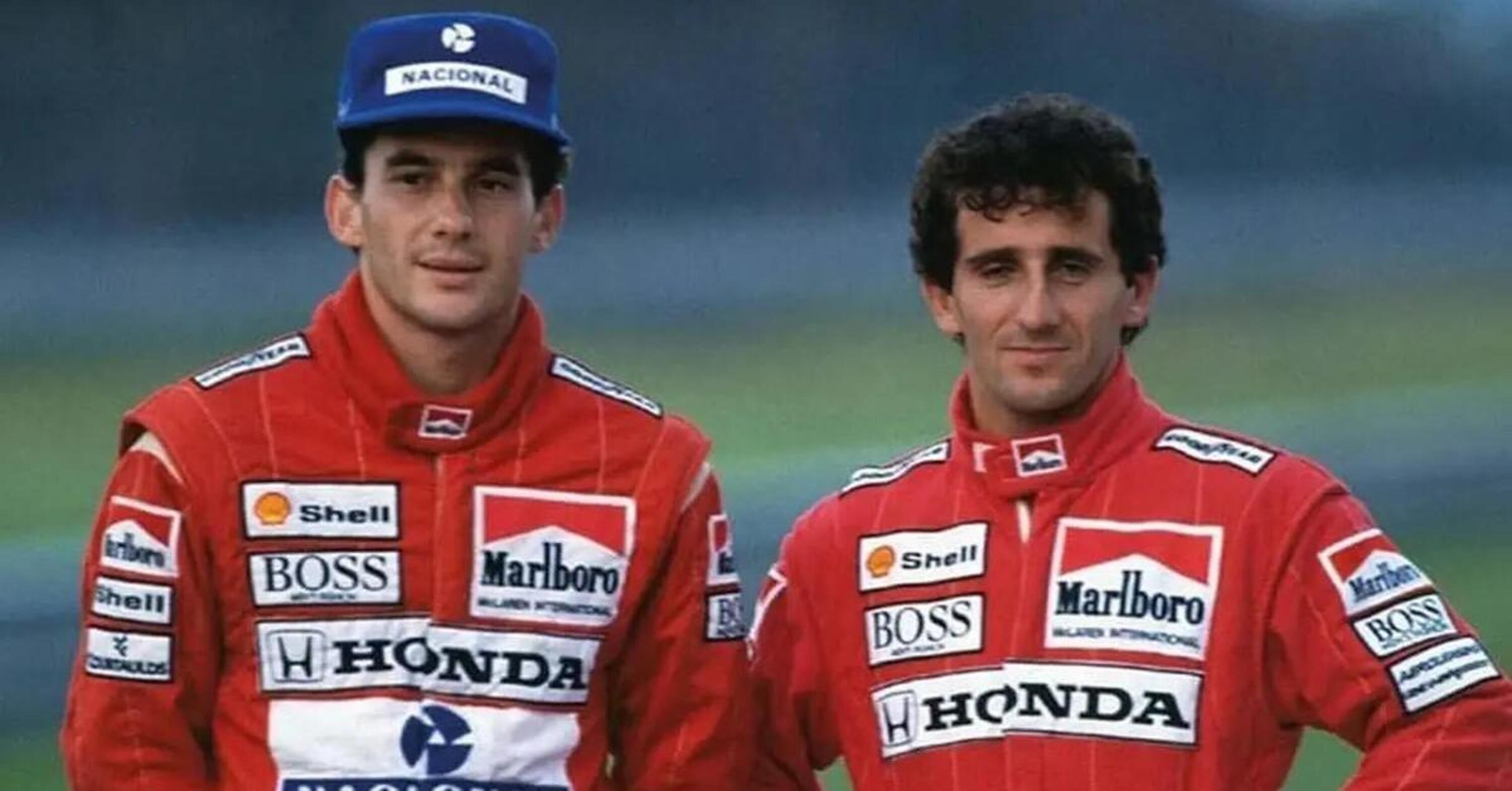 Formula 1: Ayrton Senna e Alain Prost, la rivalità rivive nel nuovo ...