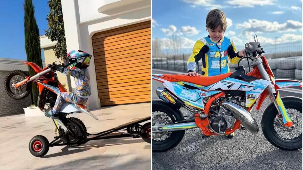 Il baby Sofuoglu stupisce ancora: impenna in cortile con la sua KTM ...