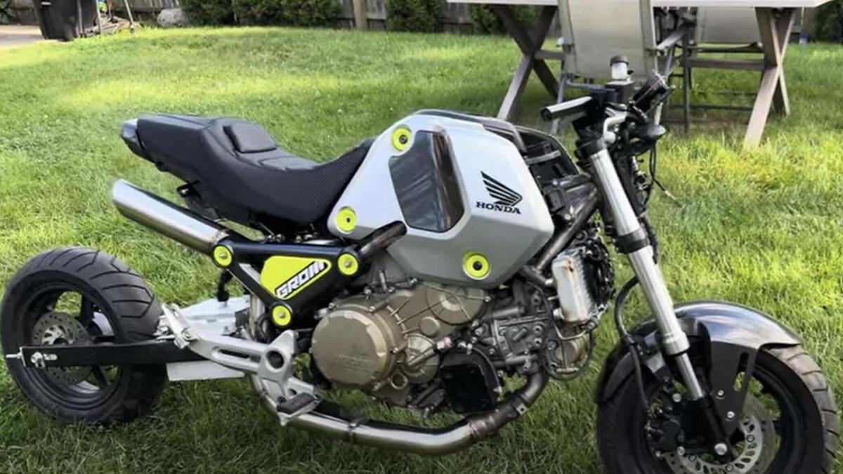 Trapianto estremo: motore Ducati 1199 sulla Honda MSX 125 Grom, reggerà ...