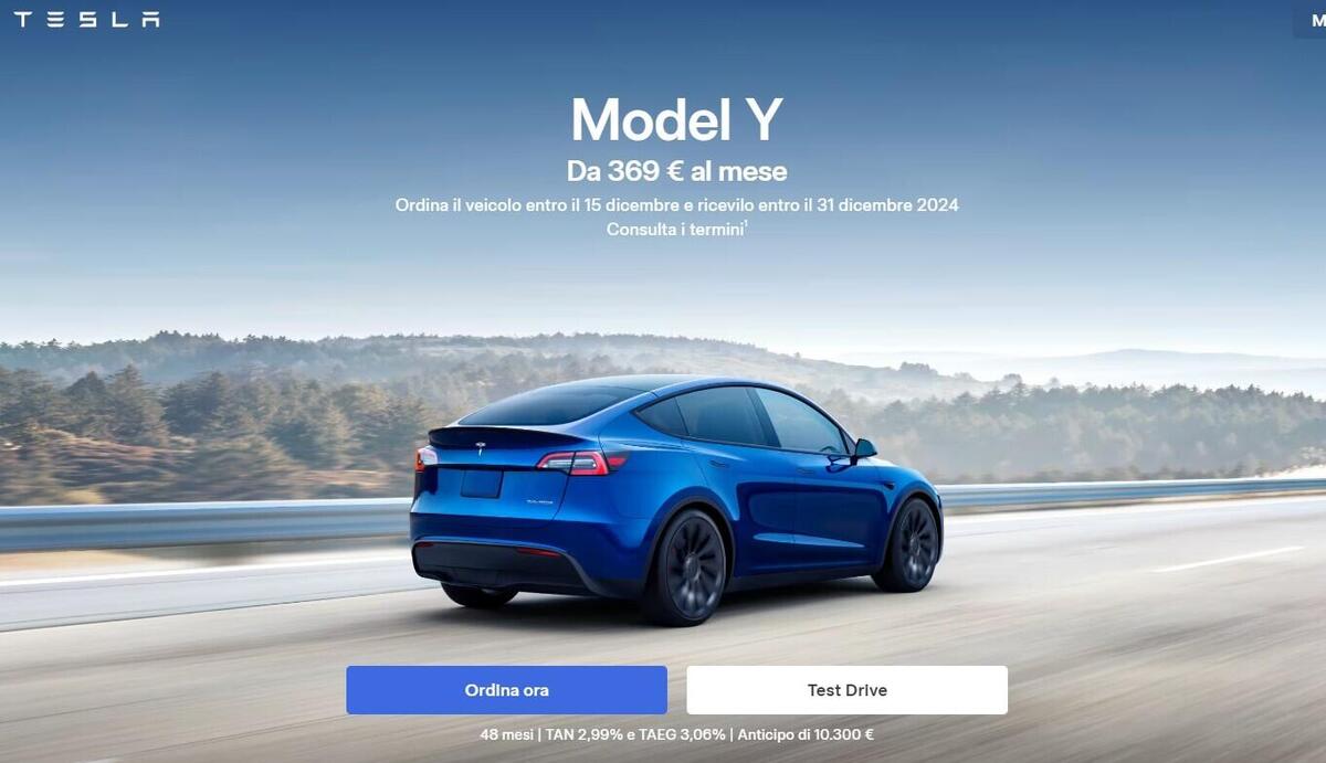 Tesla chiude l'anno con incentivi mai visti prima in USA, Cina e pure ...
