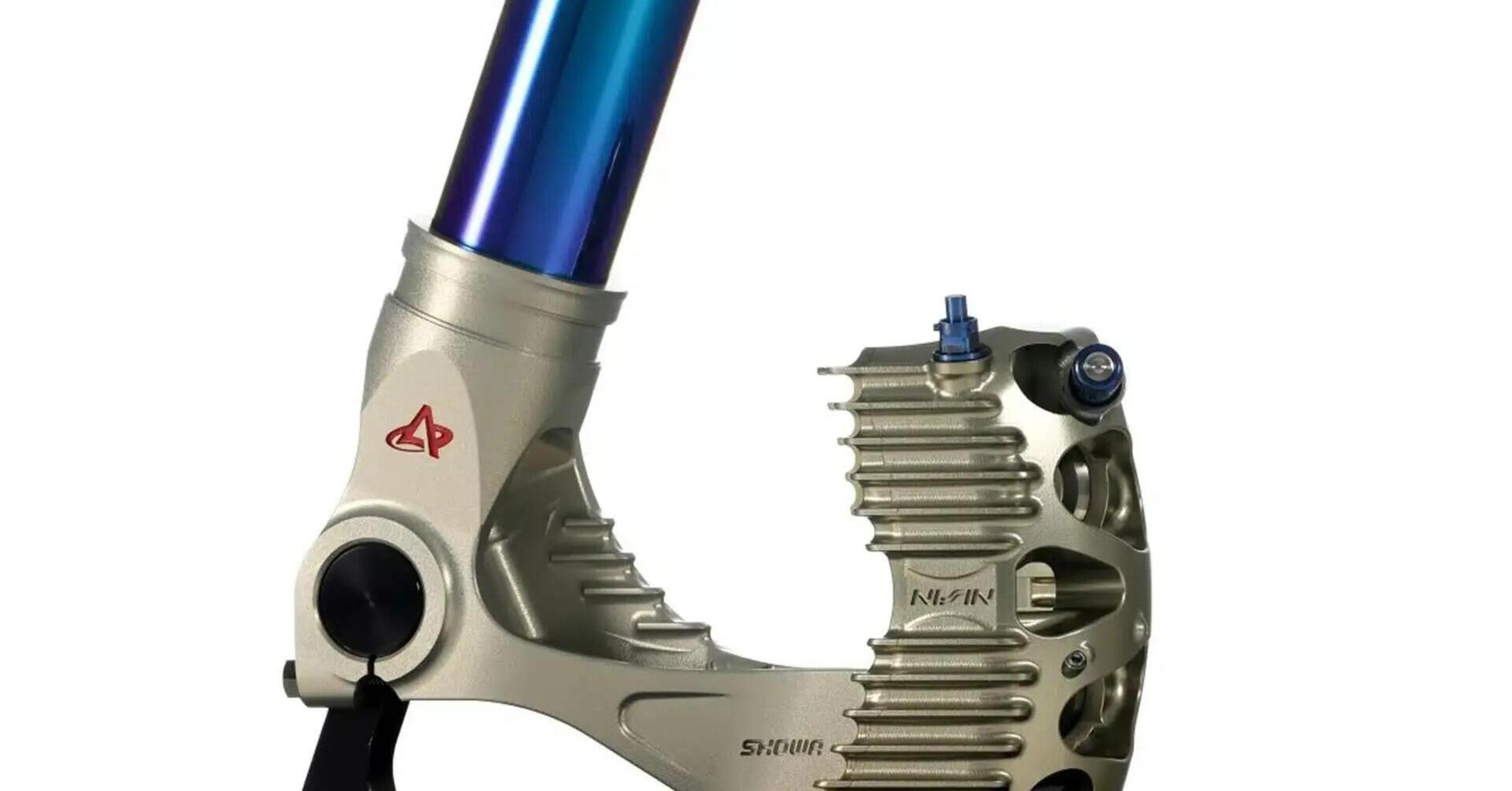Nissin e Showa presentano la prima forcella con pinza integrata nel ...