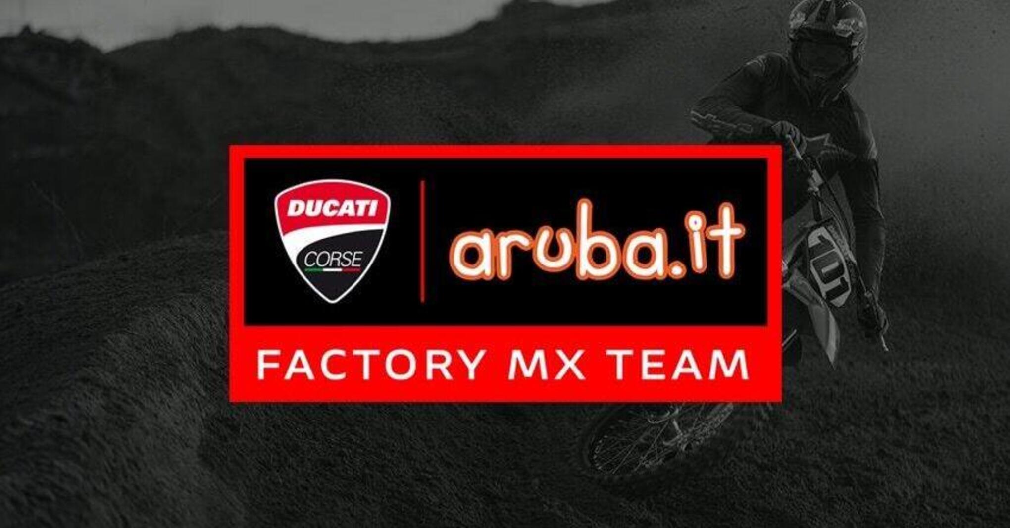 Aruba.it sarà title sponsor di Ducati nel Mondiale Motocross MXGP ...
