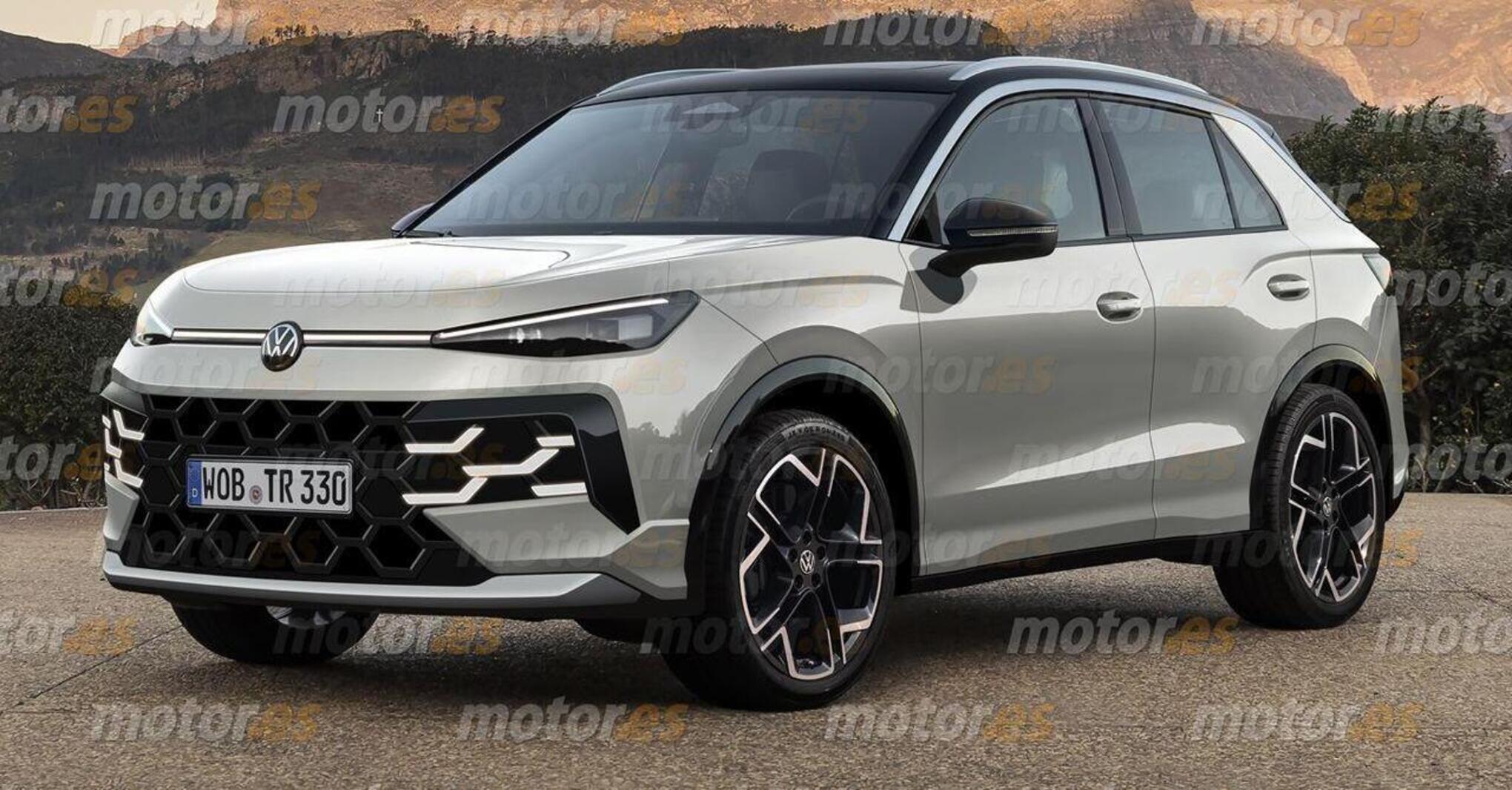 Volkswagen T-Roc 2025: il render perfetto dopo le immagini sfuggite ...