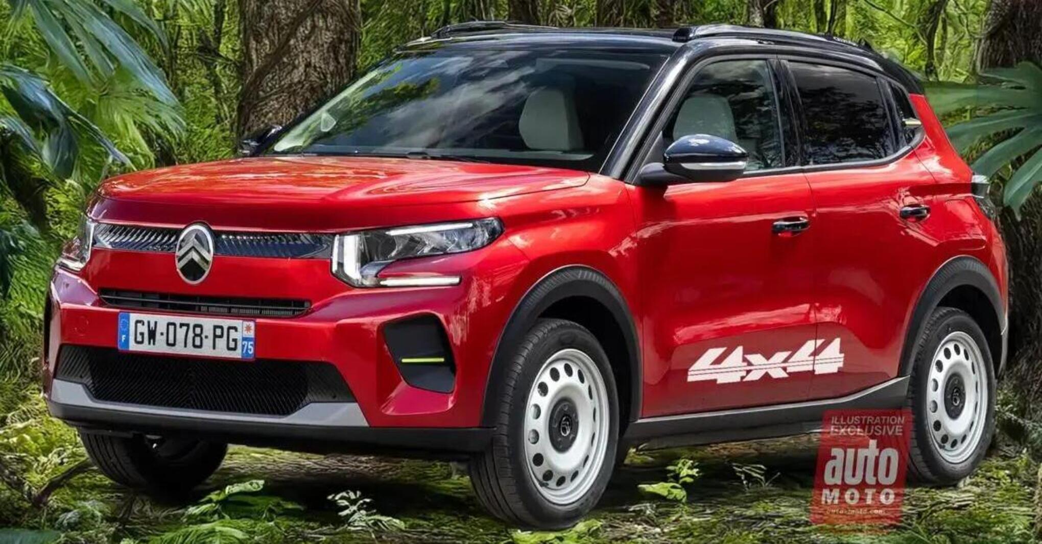 Citroen C3 e Fiat Grande Panda 4x4 si faranno, il render di Auto-Moto ...