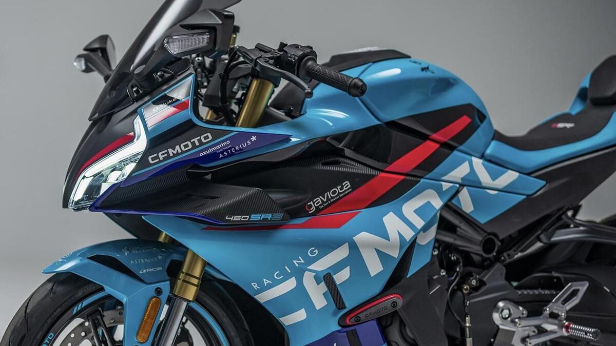 CF Moto 450 SR S ASPAR Limited Edition, 451 esemplari per la versione ...