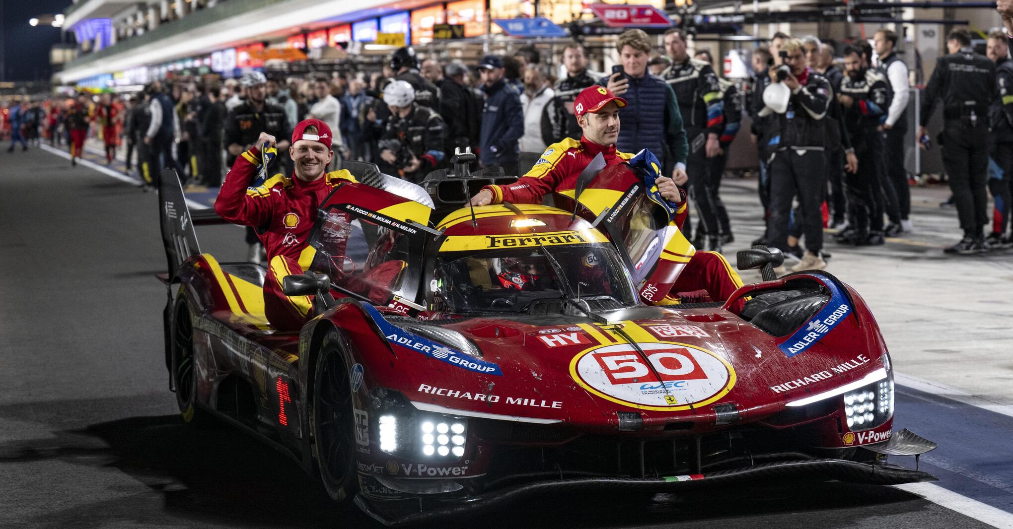 WEC. Ferrari, che tripletta in Qatar! La #50 porta a casa la vittoria ...
