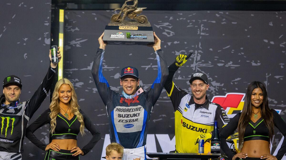 Ken Roczen vince il Supercross di Daytona. La 250 va ad Hampshire ...