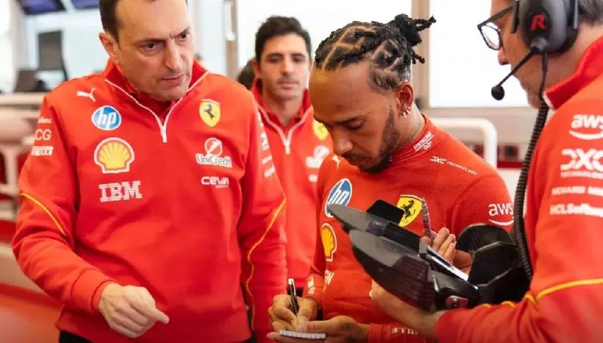 F1. Ferrari, negativo il debutto di Hamilton-Adami: "Possiamo fare di ...