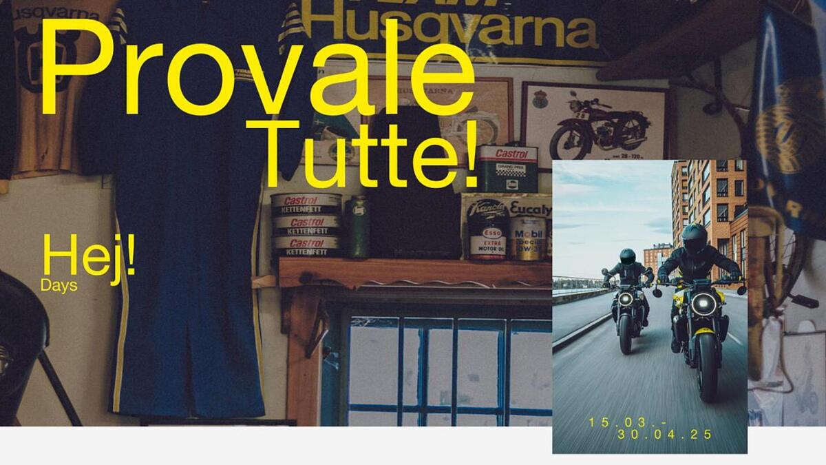 Hej! Days: tornano i porte aperte Husqvarna - News - Moto.it