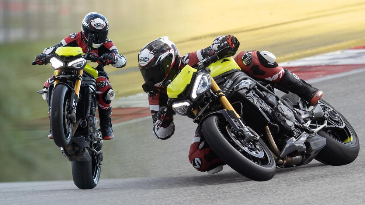 Prova Triumph Speed Triple 1200 RX: test esclusivo. Pro e contro [VIDEO ...