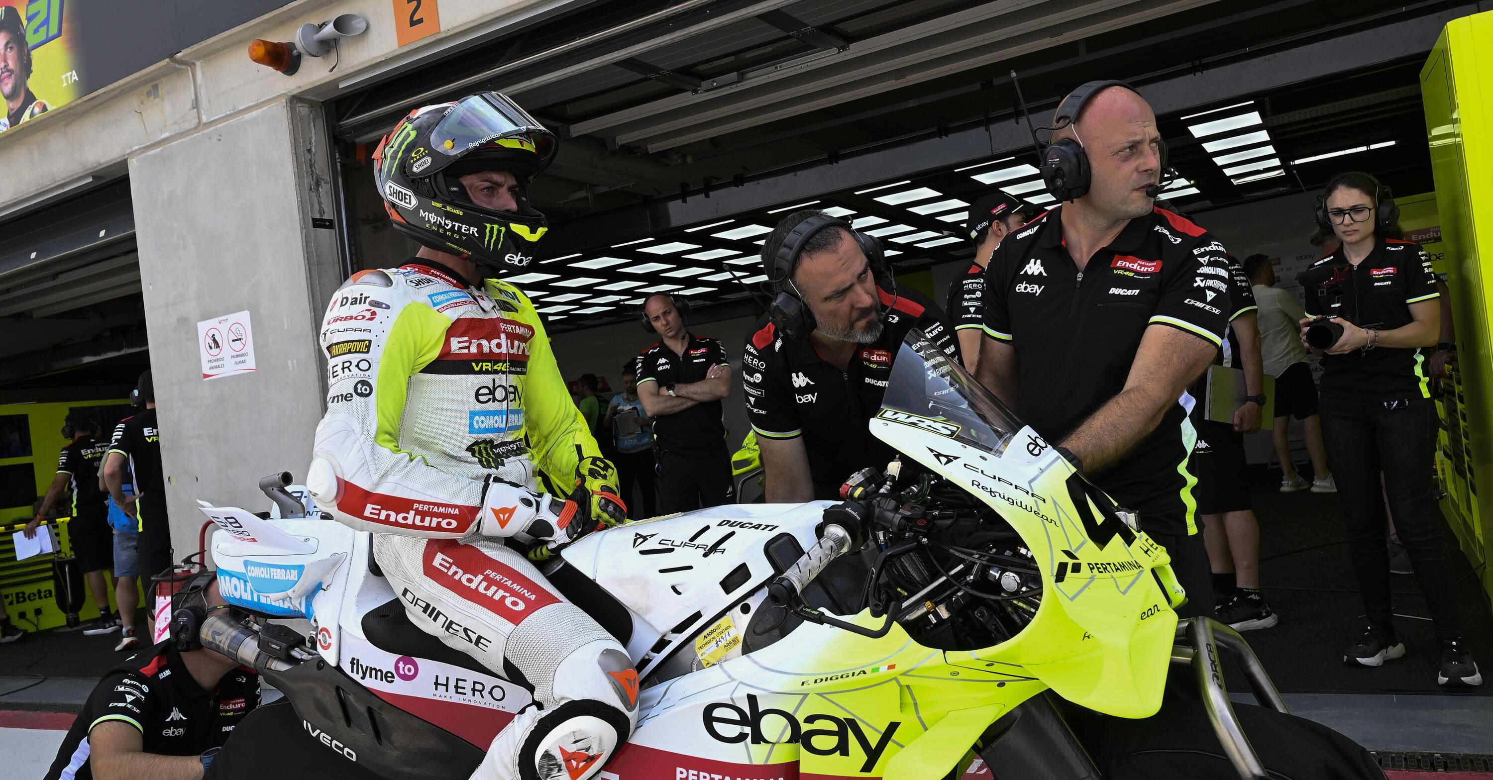 MotoGP 2025. GP di Spagna ad Aragon. Fabio Di Giannantonio: "Con questa moto non si sente il ...