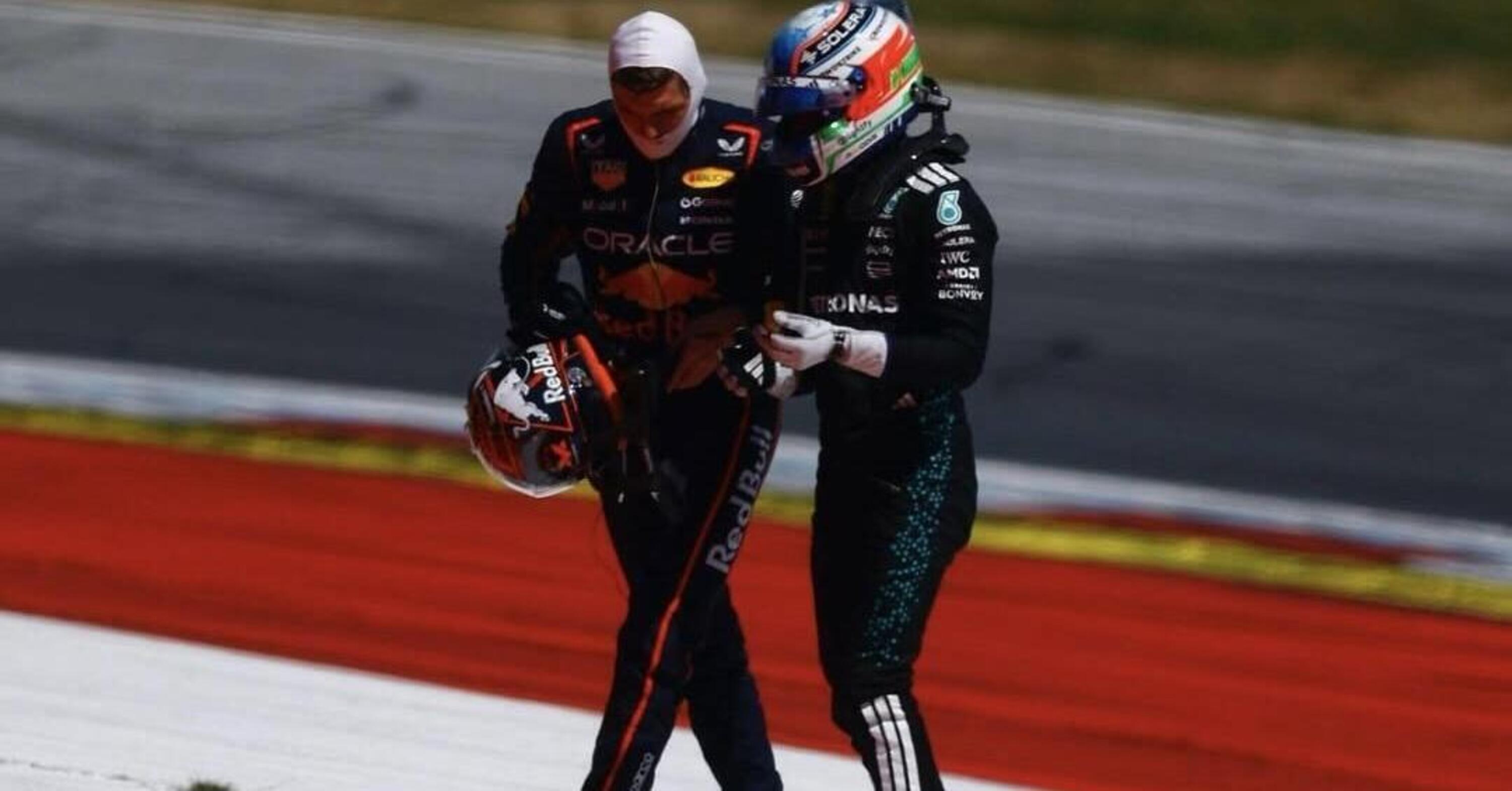 F1. GP Austria, Antonelli contatto al via con Verstappen e 3 posizioni di penalità: "Errore mio ...