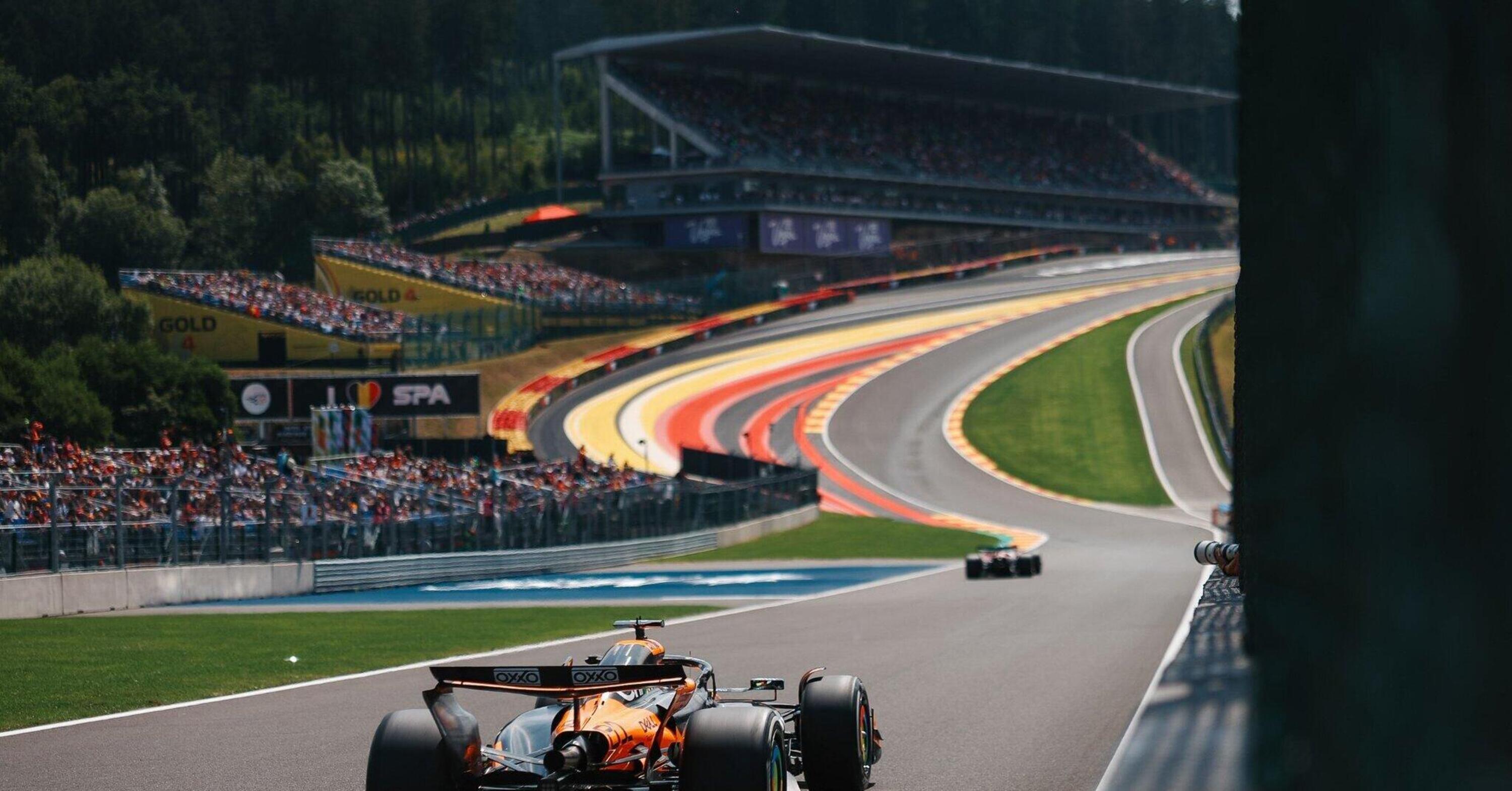 F1. GP Belgio 2025: Piastri regola la FP1 di Spa. Seguono Verstappen e Norris, Leclerc 5° ed ...