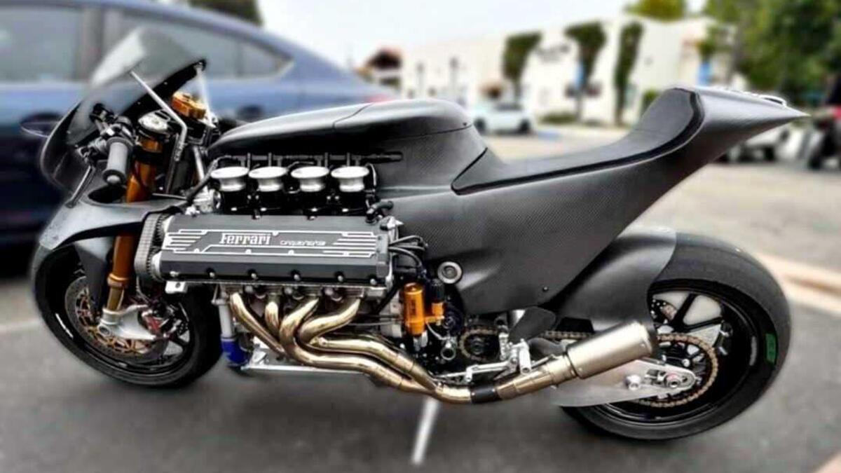 La HF355 è viva! Ecco il video della moto con il V8 Ferrari [VIDEO ...