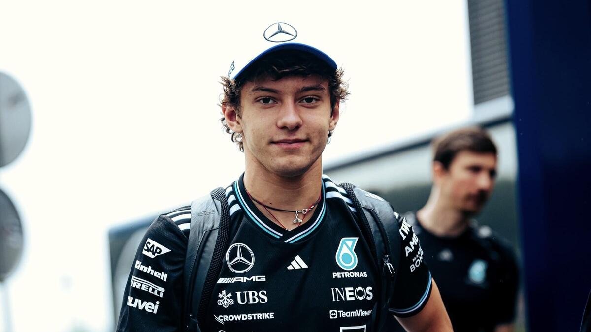 F1. GP Olanda, Antonelli: "Felice di iniziare in un top team come ...