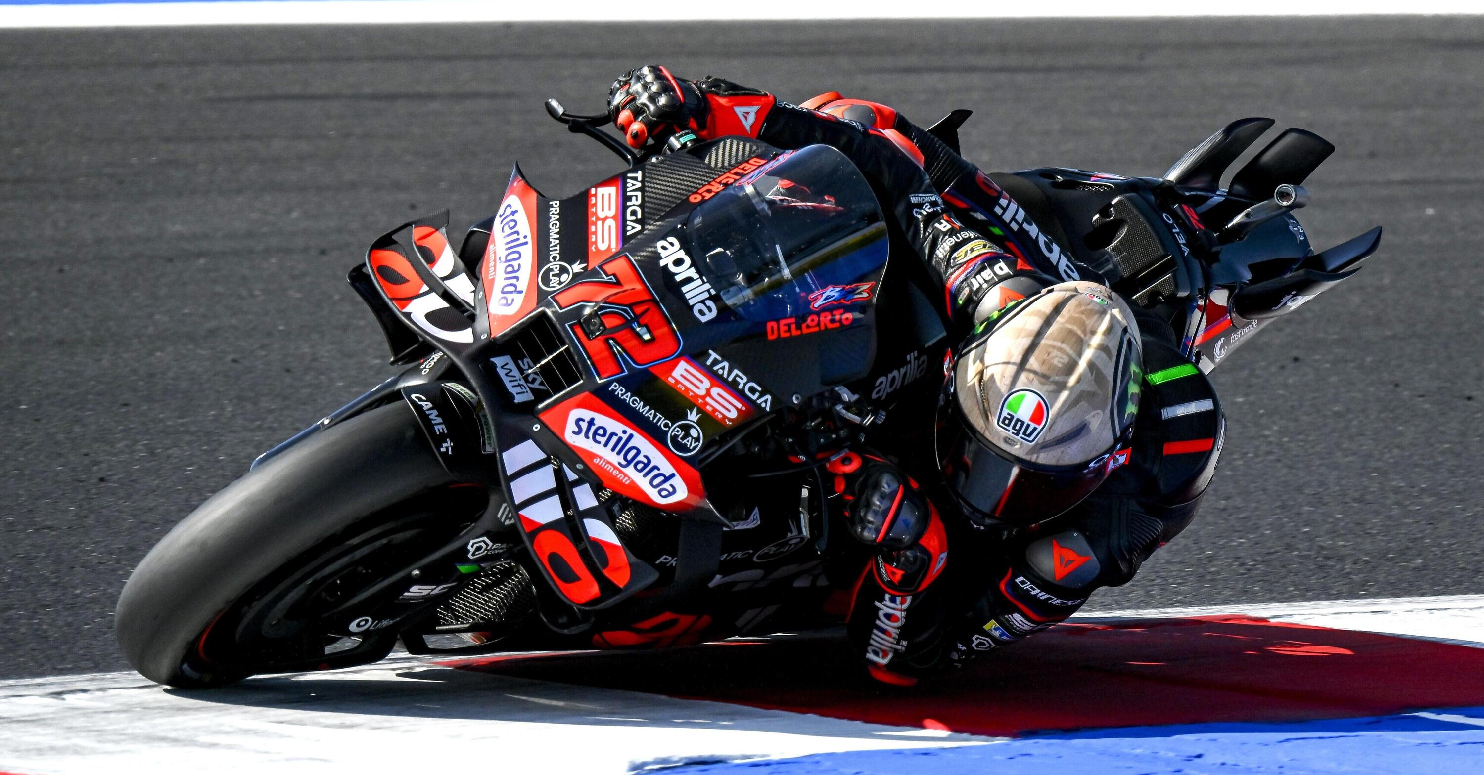 MotoGP 2025. GP di San Marino. Marco Bezzecchi vince la Sprint, Marc Marquez caduto quando era ...