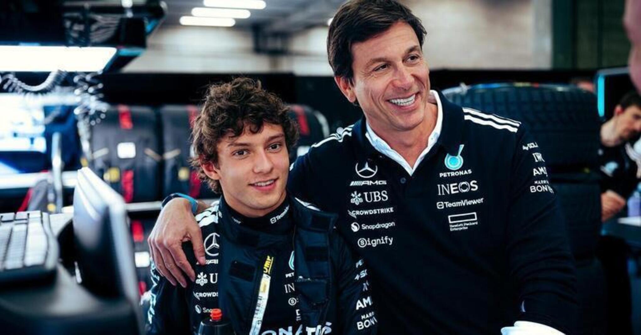 F1, Antonelli in Mercedes nel 2026? Wolff: "Sarà il nostro futuro". Sainz tranquillo in Williams ...