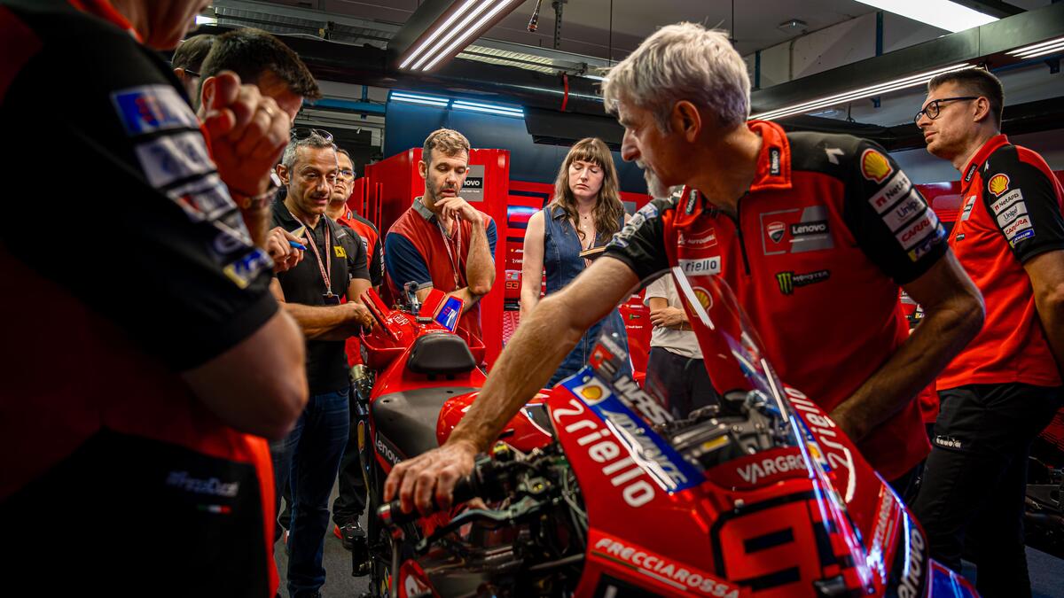 Dentro il box Ducati Lenovo MotoGP: "Il genio dell'uomo è al di sopra ...