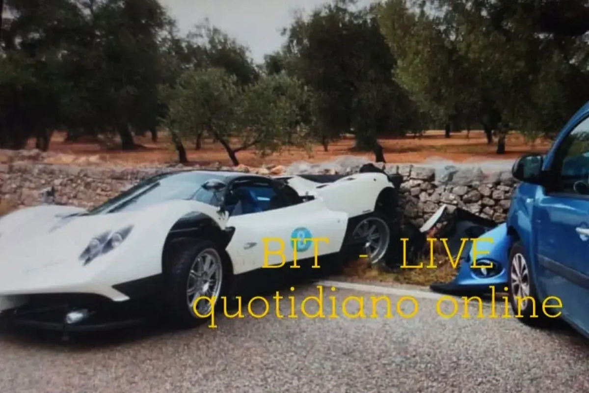 La Pagani Zonda F personale di Horacio Pagani distrutta in un incidente ...