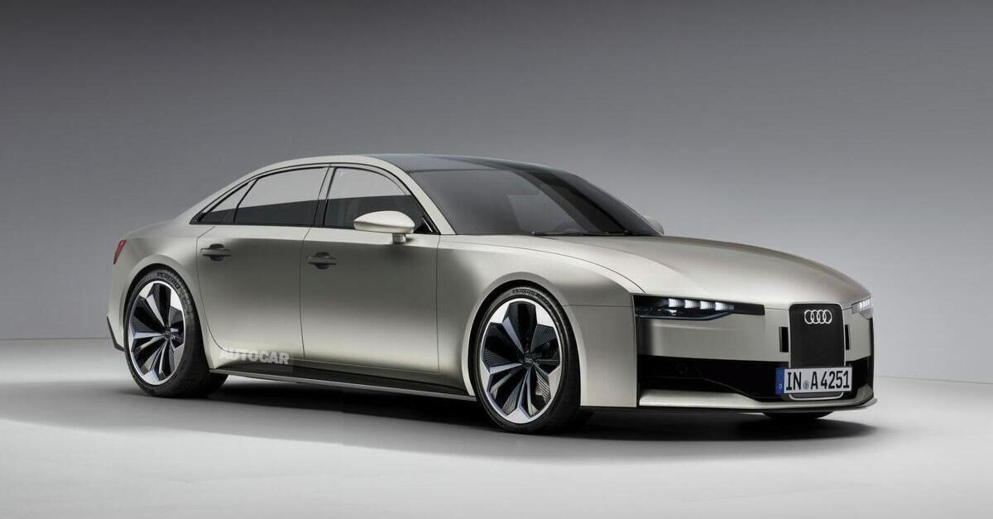 Ecco la nuova Audi A4 E-Tron che arriverà nel 2028: ispirata alla TT e pronta a sfidare le ...
