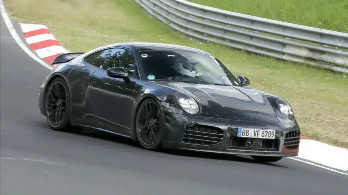 Misteriosa Porsche 911 Turbo sorpresa nei test: niente ala posteriore e ...
