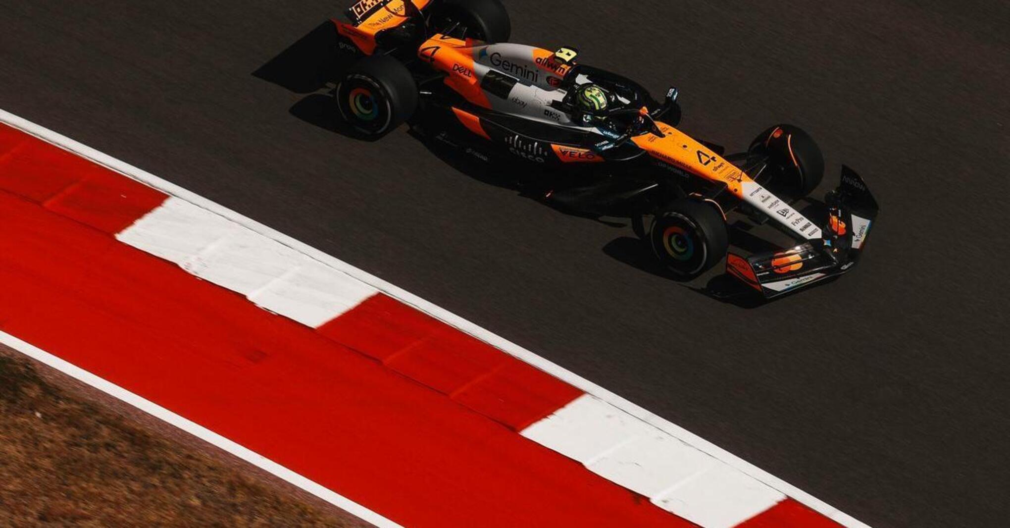 F1 Austin 2025, Norris domina le FP1 al COTA: problemi per la Ferrari ...