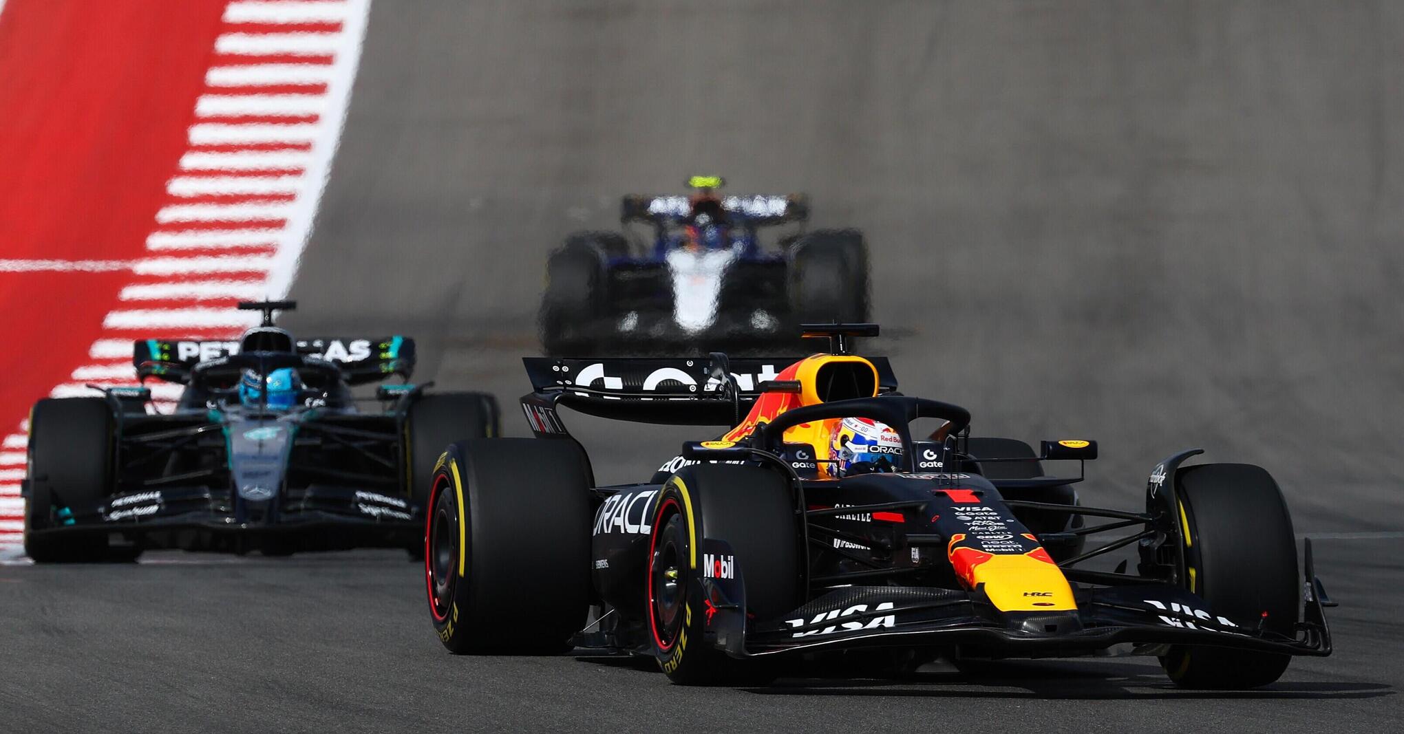 F1, Sprint GP USA 2025: Verstappen vince, Russell secondo e Sainz ...
