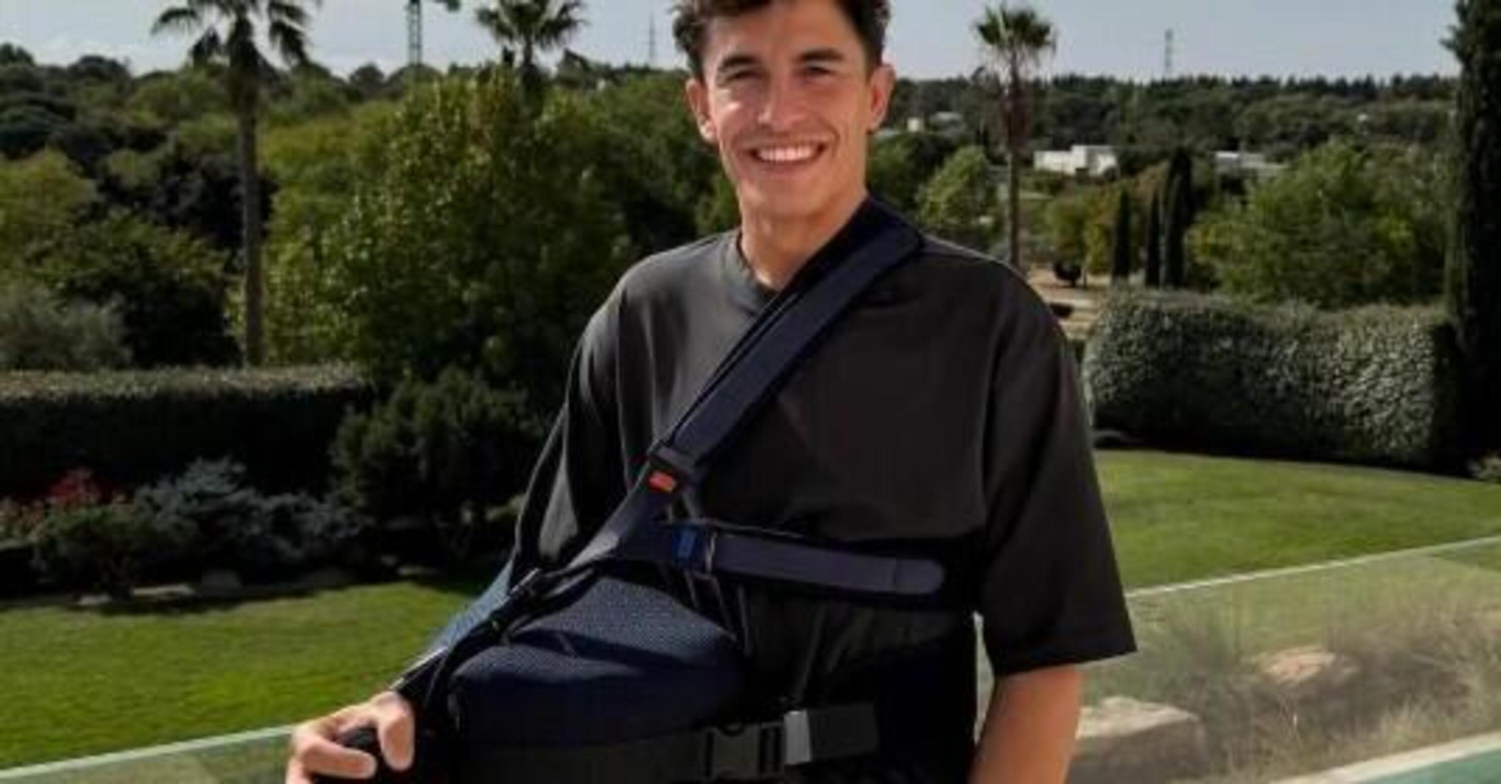 MotoGP 2025. GP del Portogallo. Marc Marquez, il braccio destro è ...