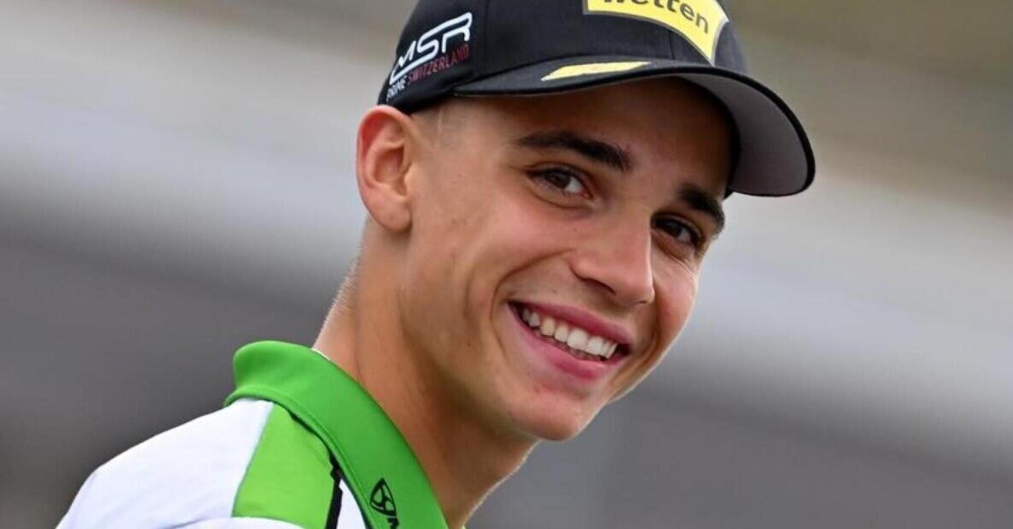 Moto3, Noah Dettwiler torna sui social: "Ora sono in fase di ...