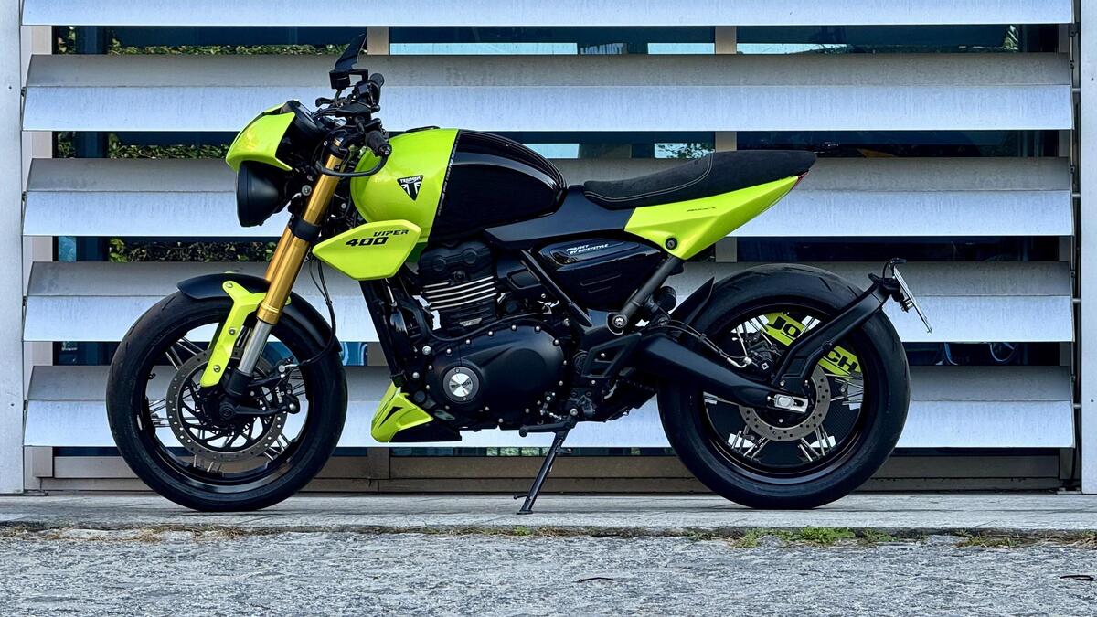 Triumph Italia mette all’asta la Viper 400 per sostenere Save the ...