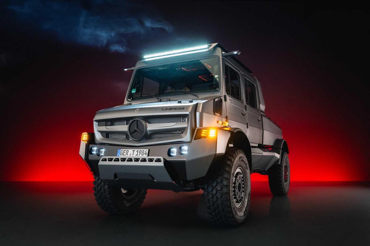 Mercedes Unimog di lusso: 300 CV e interni premium per il fuoristrada ...