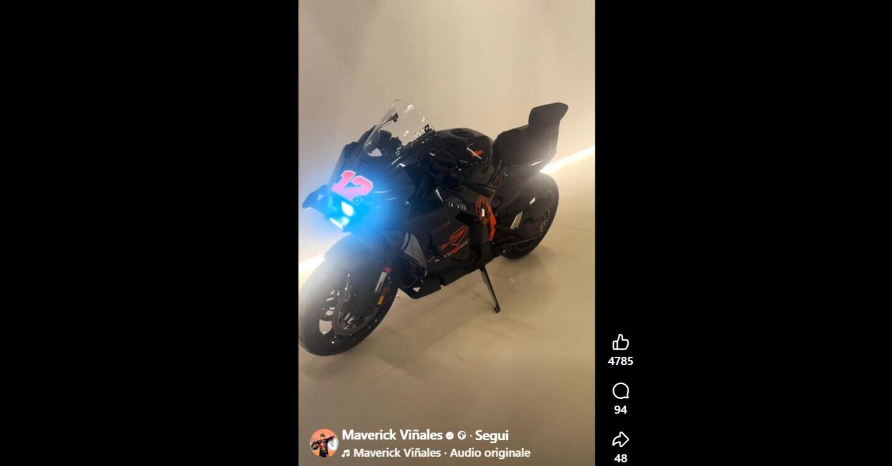 MotoGP 2025. Ecco il regalo di Natale della KTM per Maverick Viñales ...