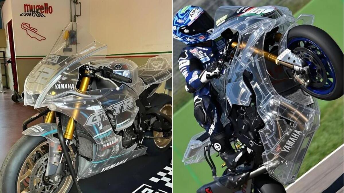 Carene moto trasparenti: è questa la moda del 2026? Che stile la Yamaha ...