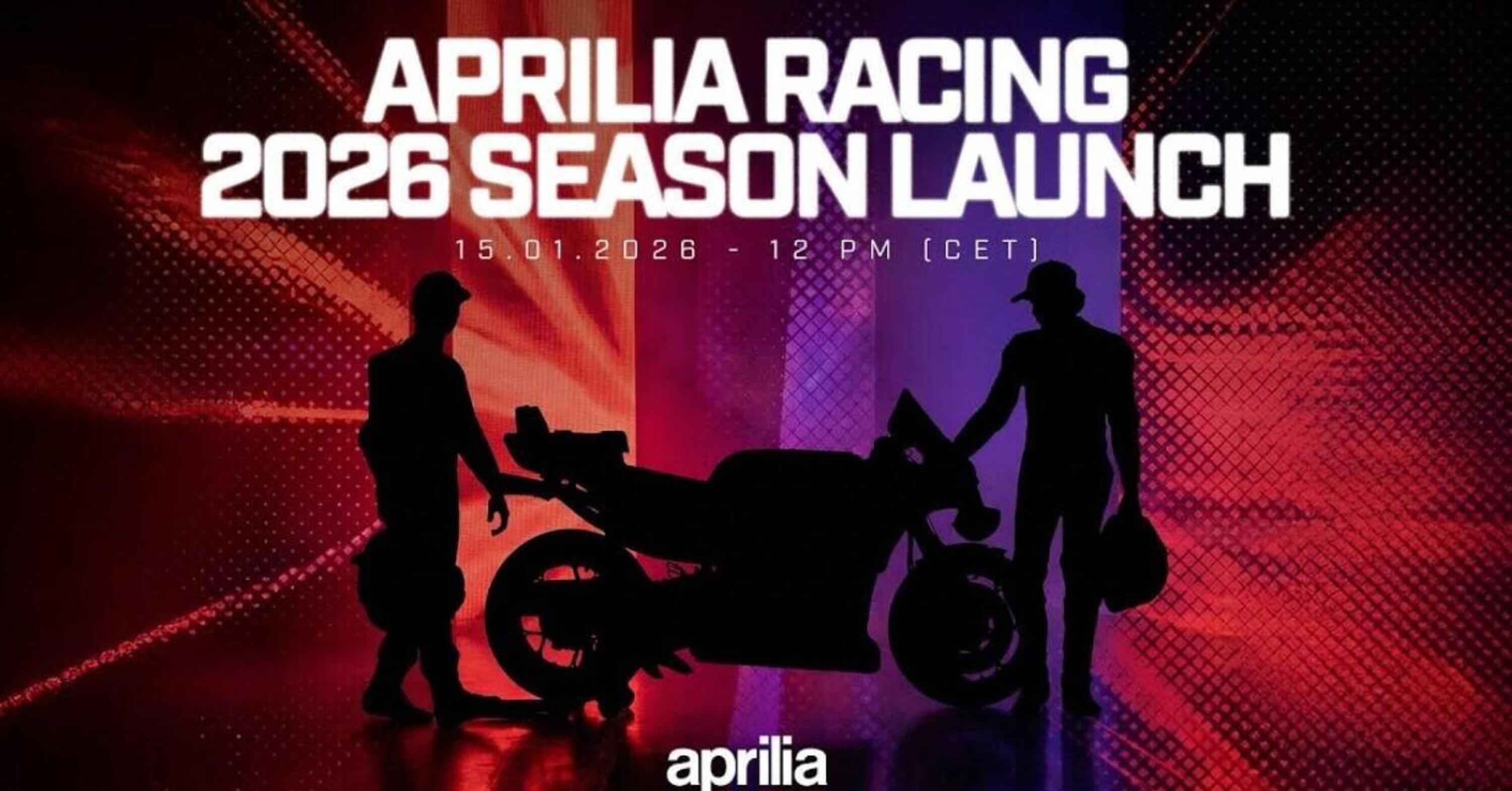LIVE - MotoGP 2026. Ecco Aprilia! La presentazione della squadra 2026 ...