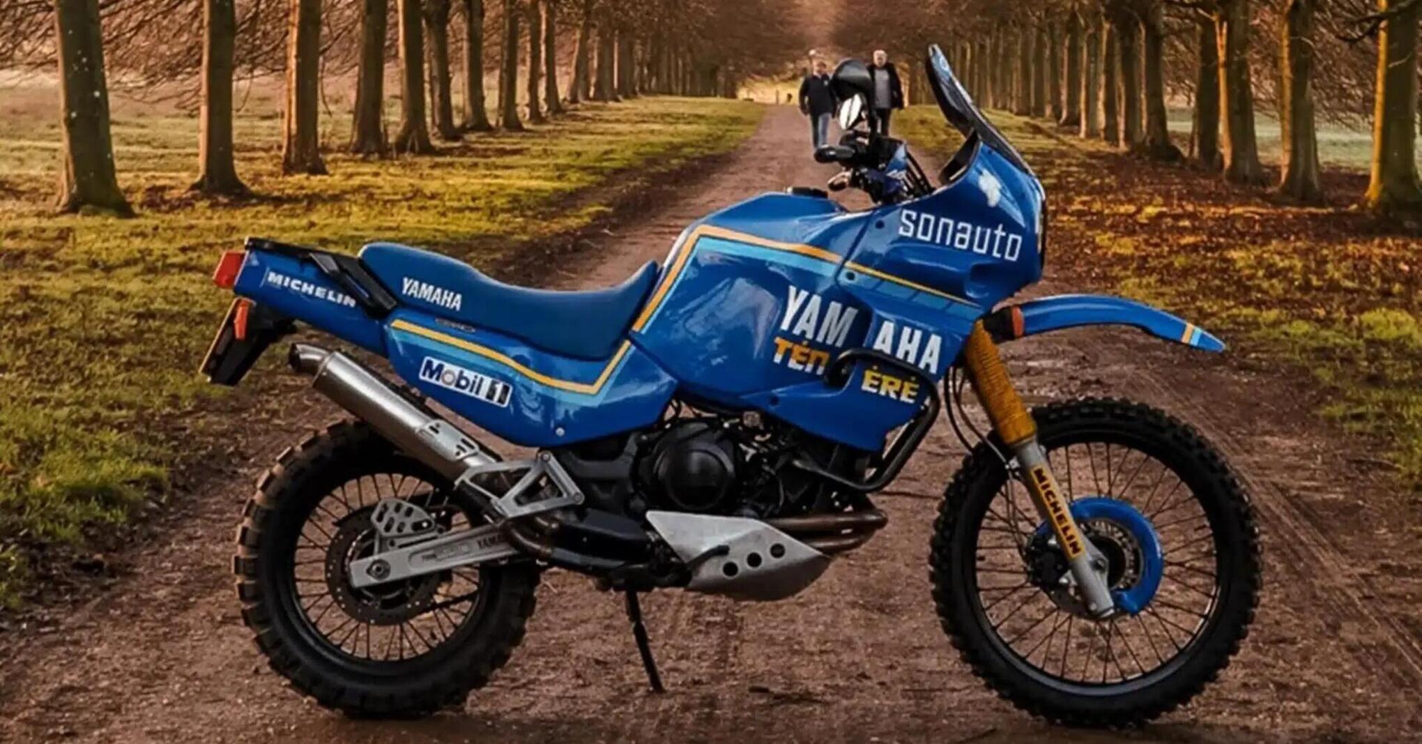 Questa Super Ténéré con livrea Sonauto monta un motore del TDM 850 ...