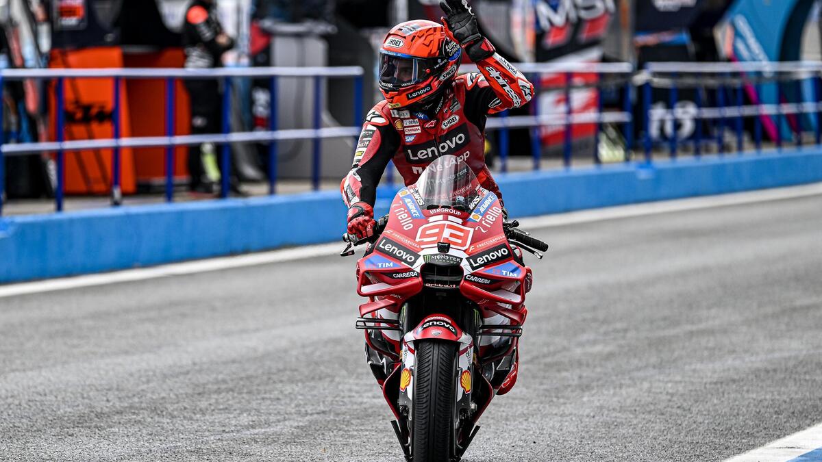 MotoGP 2026. GP di Spagna. Pole di Marc Márquez su pista umida! Secondo ...